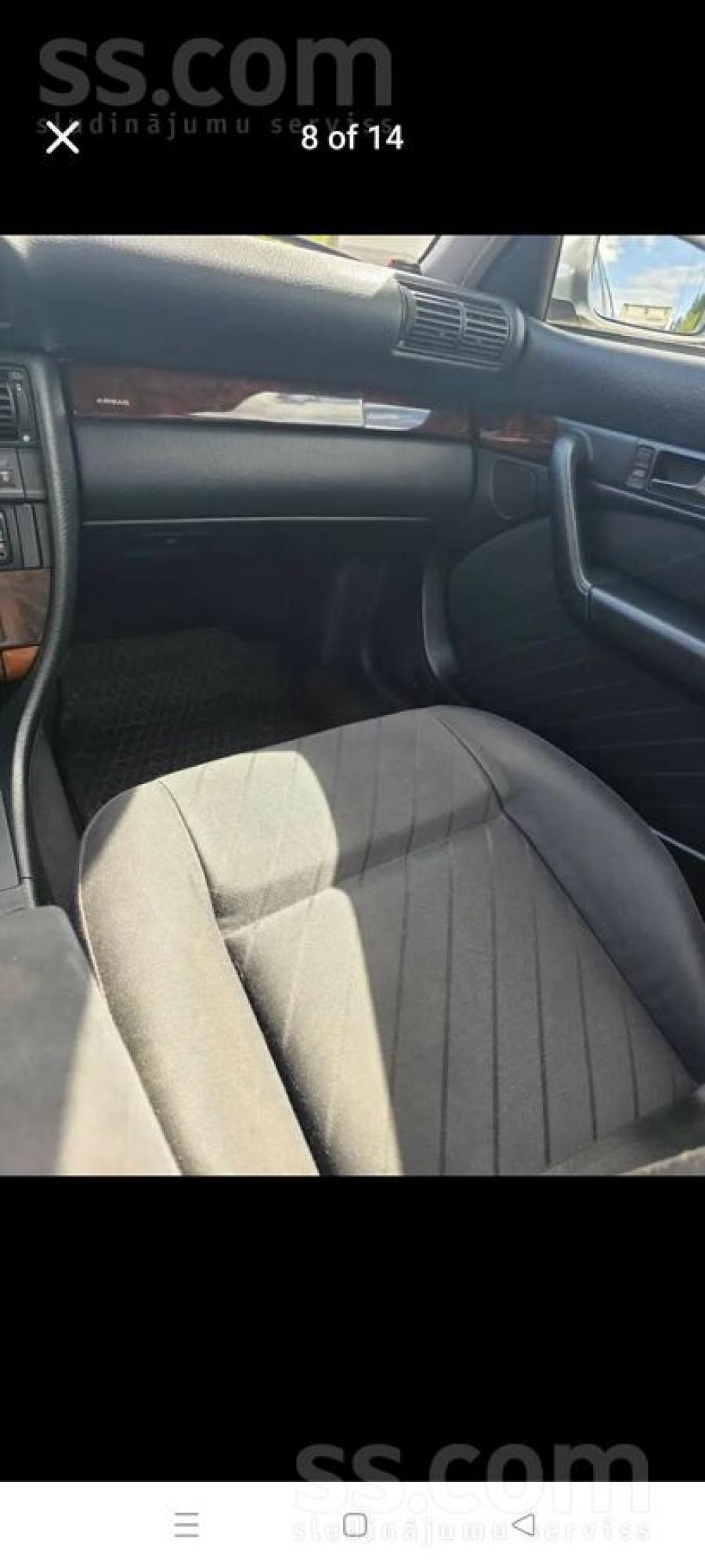 Pelēks Audi A6 1996 Rīga, ar dzinēja tilpumu 2.60 L un nobraukumu 306 tūkst. km par 1600 €, foto 9 vietnē AUTOMOTO.COM.LV