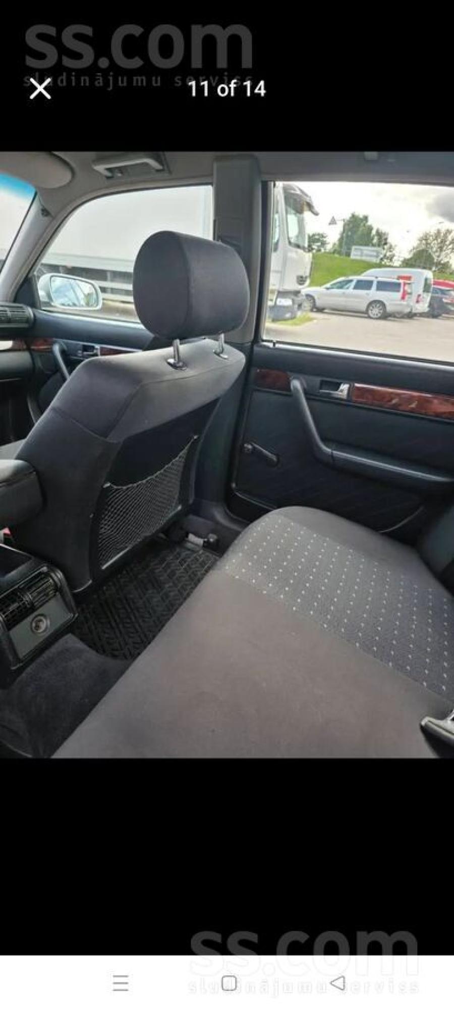 Pelēks Audi A6 1996 Rīga, ar dzinēja tilpumu 2.60 L un nobraukumu 306 tūkst. km par 1600 €, foto 12 vietnē AUTOMOTO.COM.LV