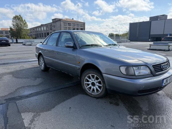Grey Audi A6 1996 in Riga, with an engine capacity of 1.90 L and mileage of 414 thousand km for 1500 €, photo 8 on AUTOMOTO.COM.LV