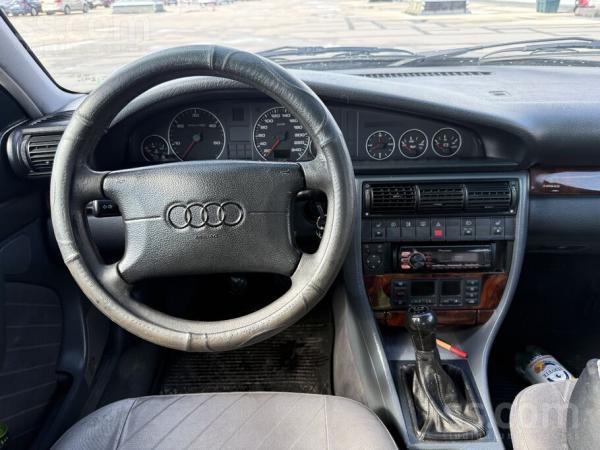 Grey Audi A6 1996 in Riga, with an engine capacity of 1.90 L and mileage of 414 thousand km for 1500 €, photo 9 on AUTOMOTO.COM.LV