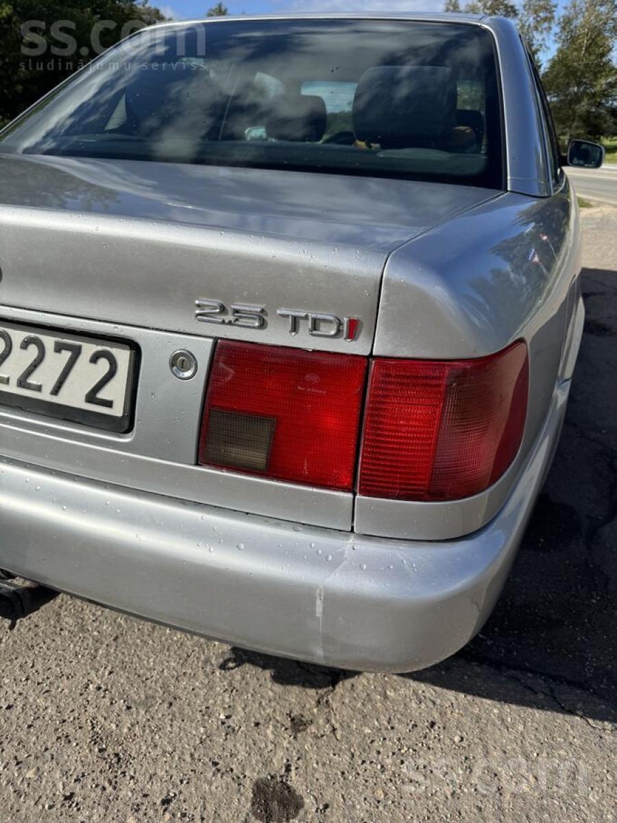 Grey Audi A6 1996 in Jurmala, with an engine capacity of 2.50 L and mileage of 320 thousand km for 2800 €, photo 5 on AUTOMOTO.COM.LV