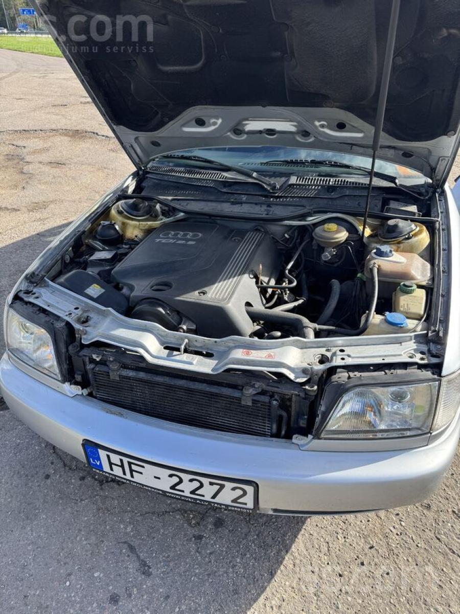 Grey Audi A6 1996 in Jurmala, with an engine capacity of 2.50 L and mileage of 320 thousand km for 2800 €, photo 7 on AUTOMOTO.COM.LV