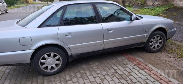 Grey Audi A6 1997 in Jelgava, with an engine capacity of 2.50 L and mileage of 408 thousand km for 500 €, photo 2 on AUTOMOTO.COM.LV