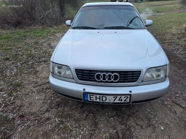 Pelēks Audi A6 1997 Prienai, ar dzinēja tilpumu 2.50 L un nobraukumu 400 tūkst. km par 800 €, foto 1 vietnē AUTOMOTO.COM.LV