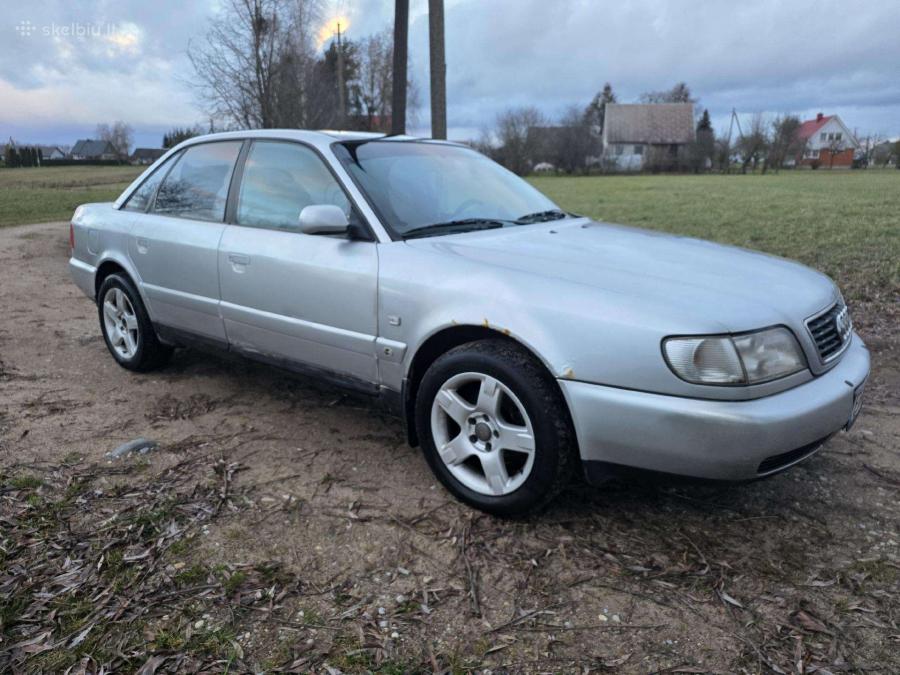 Grey Audi A6 1997 in Prienai, with an engine capacity of 2.50 L and mileage of 400 thousand km for 800 €, photo 3 on AUTOMOTO.COM.LV