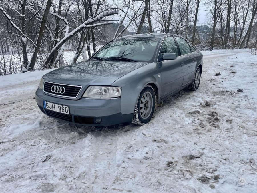 Pelēks Audi A6 1997 Viļņa, ar dzinēja tilpumu 1.90 L un nobraukumu 439 tūkst. km par 1300 €, foto 1 vietnē AUTOMOTO.COM.LV