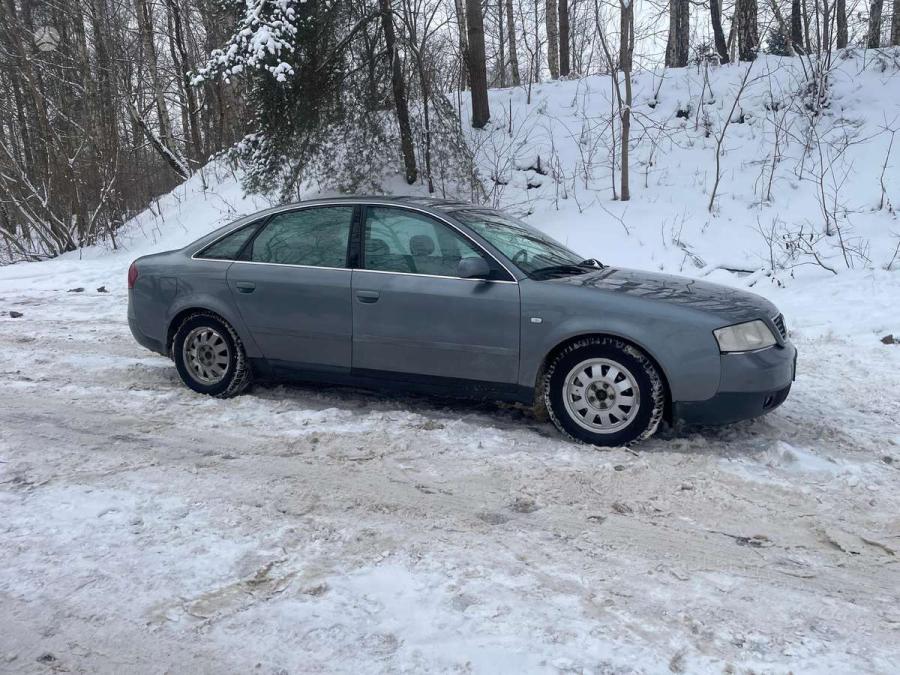 Pelēks Audi A6 1997 Viļņa, ar dzinēja tilpumu 1.90 L un nobraukumu 449 tūkst. km par 1300 €, foto 5 vietnē AUTOMOTO.COM.LV