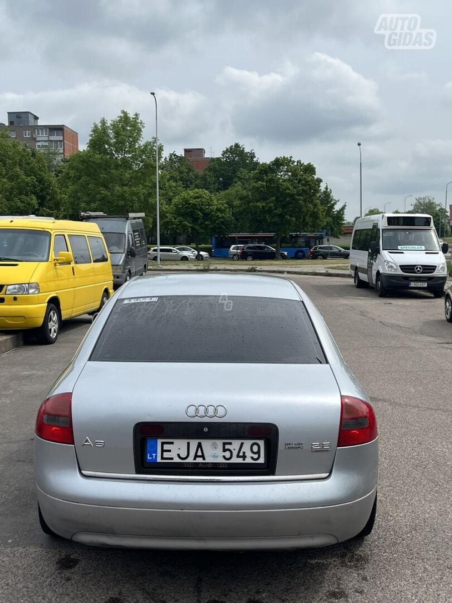 Grey Audi A6 1997 in Klaipeda, with an engine capacity of 2.80 L and mileage of 330 thousand km for 850 €, photo 6 on AUTOMOTO.COM.LV