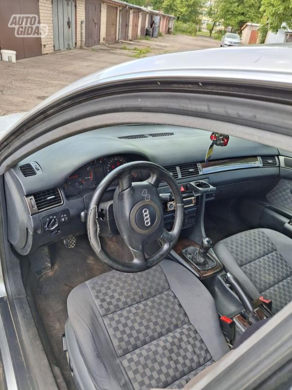 Grey Audi A6 1997 in Siauliai, with an engine capacity of 1.80 L and mileage of 409 thousand km for 600 €, photo 7 on AUTOMOTO.COM.LV