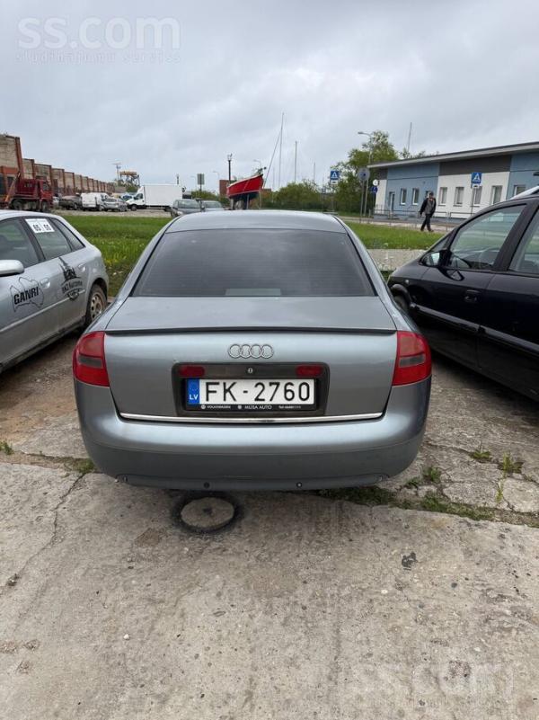 Grey Audi A6 1997 in Ventspils, with an engine capacity of 2.40 L and mileage of 490 thousand km for 1000 €, photo 4 on AUTOMOTO.COM.LV