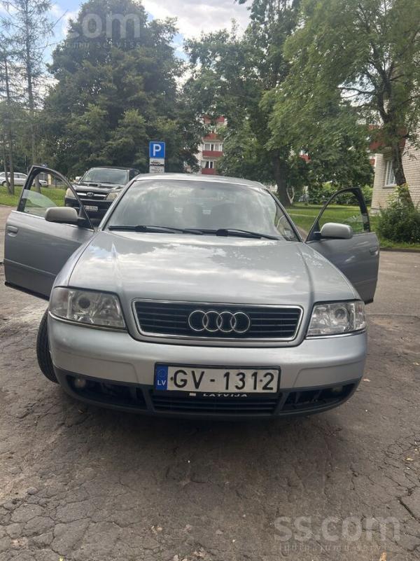 Pelēks Audi A6 1997 Ogre, ar dzinēja tilpumu 2.40 L un nobraukumu 378 tūkst. km par 1350 €, foto 1 vietnē AUTOMOTO.COM.LV