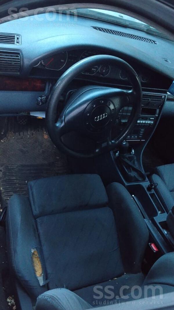 Grey Audi A6 1997 in Jurmala, with an engine capacity of 2.50 L and mileage of 536 thousand km for 600 €, photo 1 on AUTOMOTO.COM.LV