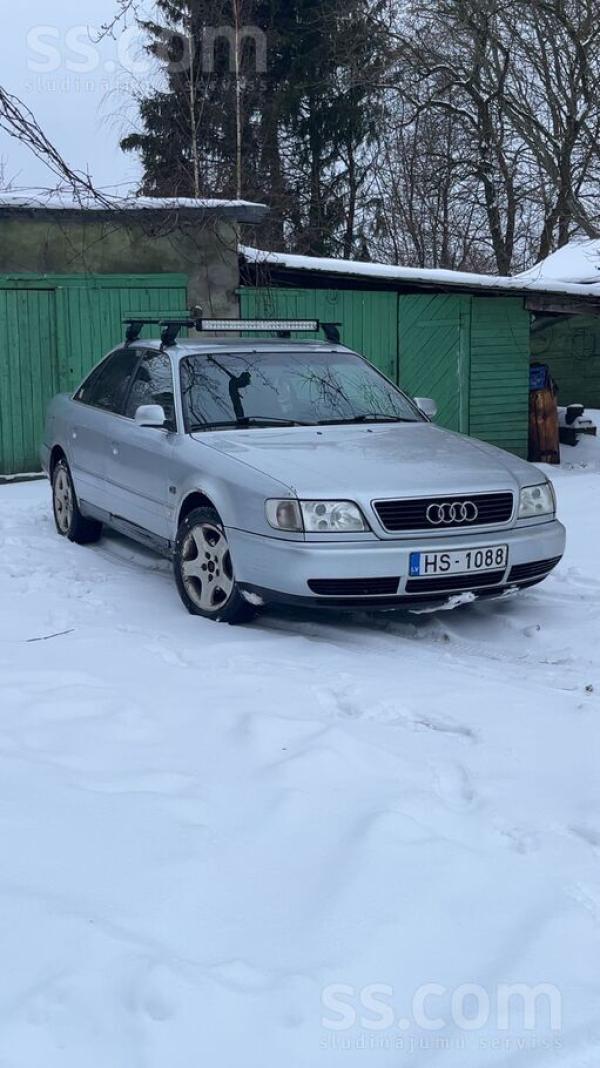Grey Audi A6 1997 in Jurmala, with an engine capacity of 2.50 L and mileage of 536 thousand km for 600 €, photo 2 on AUTOMOTO.COM.LV