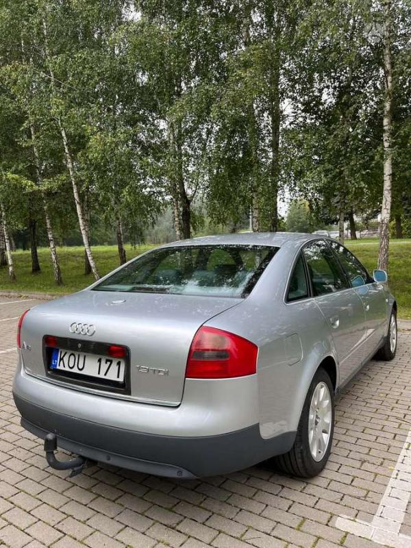 Pelēks Audi A6 1997 Panevēža, ar dzinēja tilpumu 1.90 L un nobraukumu 353 tūkst. km par 2500 €, foto 4 vietnē AUTOMOTO.COM.LV