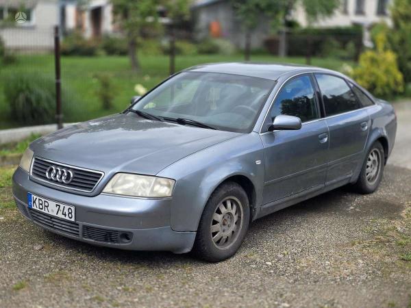 Pelēks Audi A6 1997 Kauņa, ar dzinēja tilpumu 1.80 L un nobraukumu 410 tūkst. km par 580 €, foto 1 vietnē AUTOMOTO.COM.LV