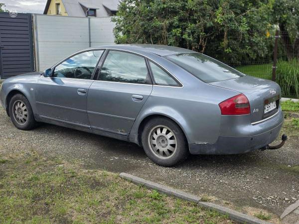 Pelēks Audi A6 1997 Kauņa, ar dzinēja tilpumu 1.80 L un nobraukumu 410 tūkst. km par 580 €, foto 5 vietnē AUTOMOTO.COM.LV