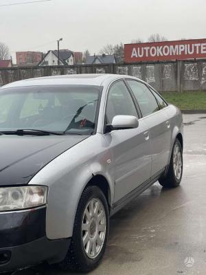 Grey Audi A6 1998 in Mazeikiai, with an engine capacity of 2.40 L and mileage of 233 thousand km for 900 €, photo 3 on AUTOMOTO.COM.LV