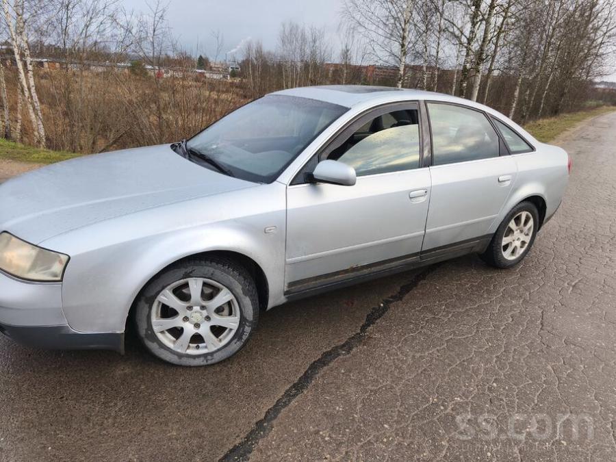 Grey Audi A6 1998 in Jekabpils, with an engine capacity of 2.40 L and mileage of 370 thousand km for 1150 €, photo 1 on AUTOMOTO.COM.LV