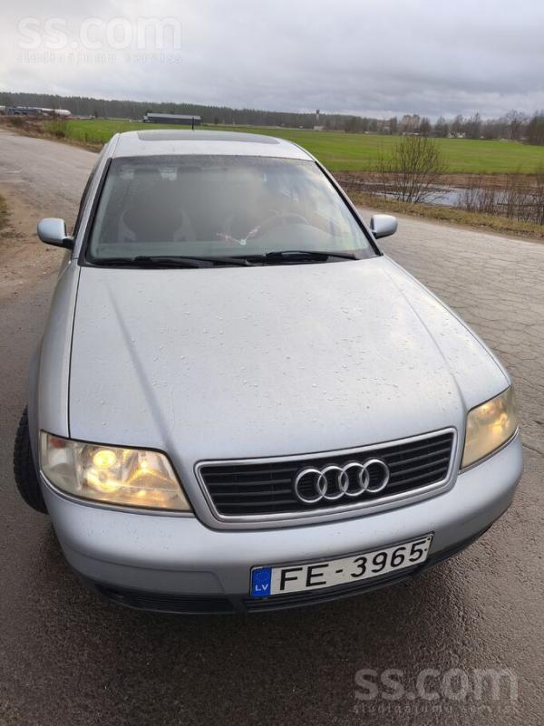 Grey Audi A6 1998 in Jekabpils, with an engine capacity of 2.40 L and mileage of 370 thousand km for 1150 €, photo 2 on AUTOMOTO.COM.LV