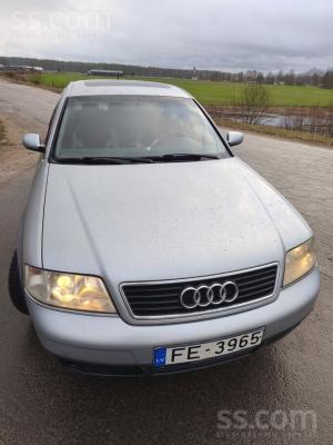 Grey Audi A6 1998 in Jekabpils, with an engine capacity of 2.40 L and mileage of 370 thousand km for 1150 €, photo 2 on AUTOMOTO.COM.LV
