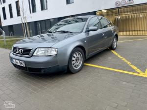 Grey Audi A6 1998 in Vilnius, with an engine capacity of 1.90 L and mileage of 448 thousand km for 1450 €, photo  on AUTOMOTO.COM.LV