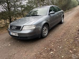 Grey Audi A6 1998 in Vilnius, with an engine capacity of 1.90 L and mileage of 449 thousand km for 1450 €, photo  on AUTOMOTO.COM.LV