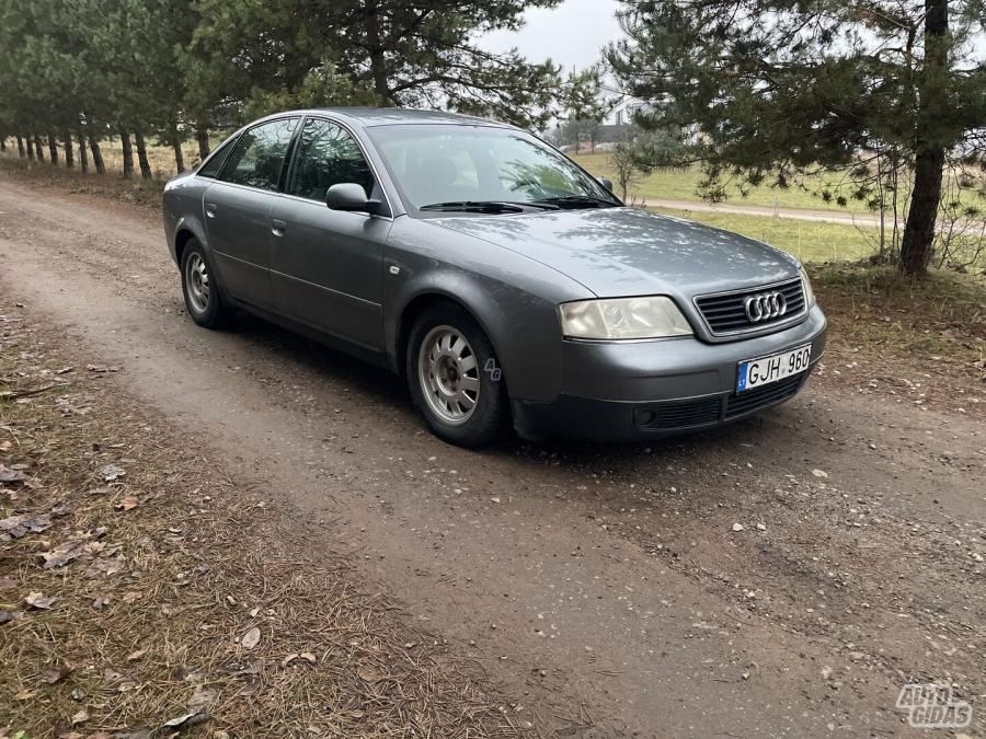 Grey Audi A6 1998 in Vilnius, with an engine capacity of 1.90 L and mileage of 449 thousand km for 1350 €, photo 3 on AUTOMOTO.COM.LV