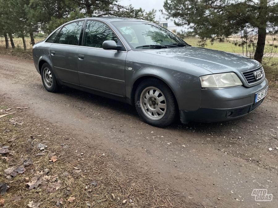 Grey Audi A6 1998 in Vilnius, with an engine capacity of 1.90 L and mileage of 449 thousand km for 1350 €, photo 6 on AUTOMOTO.COM.LV