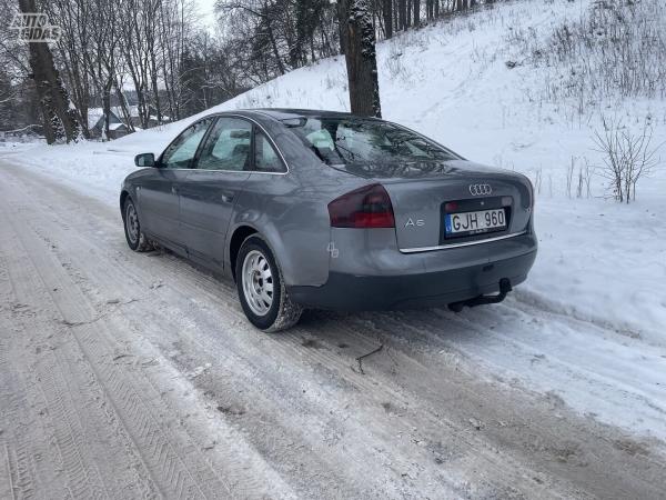 Grey Audi A6 1998 in Vilnius, with an engine capacity of 1.90 L and mileage of 449 thousand km for 1400 €, photo 3 on AUTOMOTO.COM.LV