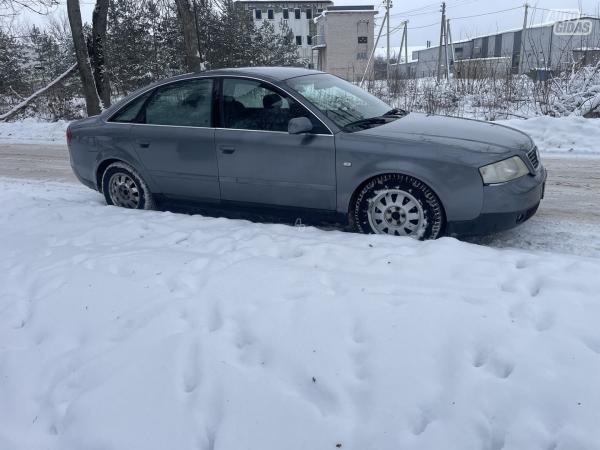 Grey Audi A6 1998 in Vilnius, with an engine capacity of 1.90 L and mileage of 449 thousand km for 1400 €, photo 5 on AUTOMOTO.COM.LV