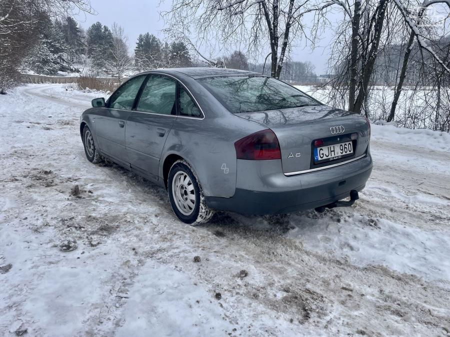 Pelēks Audi A6 1998 Viļņa, ar dzinēja tilpumu 1.90 L un nobraukumu 449 tūkst. km par 1300 €, foto 3 vietnē AUTOMOTO.COM.LV