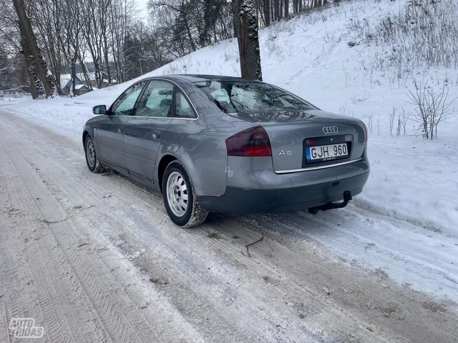 Grey Audi A6 1998 in Vilnius, with an engine capacity of 1.90 L and mileage of 449 thousand km for 1300 €, photo 3 on AUTOMOTO.COM.LV