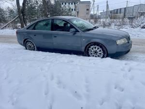 Grey Audi A6 1998 in Vilnius, with an engine capacity of 1.90 L and mileage of 449 thousand km for 1300 €, photo 5 on AUTOMOTO.COM.LV