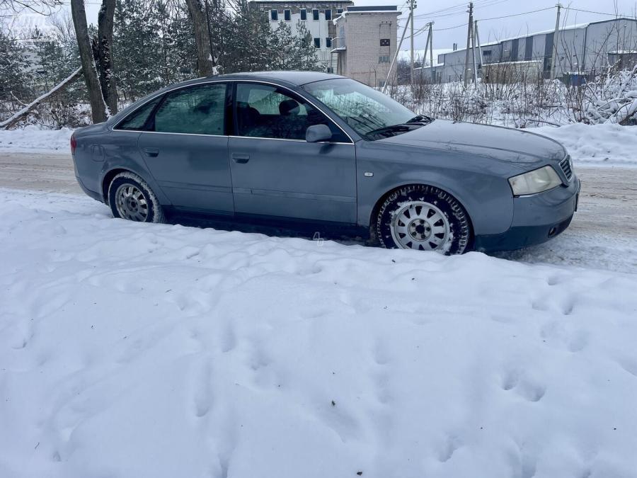 Grey Audi A6 1998 in Vilnius, with an engine capacity of 1.90 L and mileage of 449 thousand km for 1300 €, photo 5 on AUTOMOTO.COM.LV