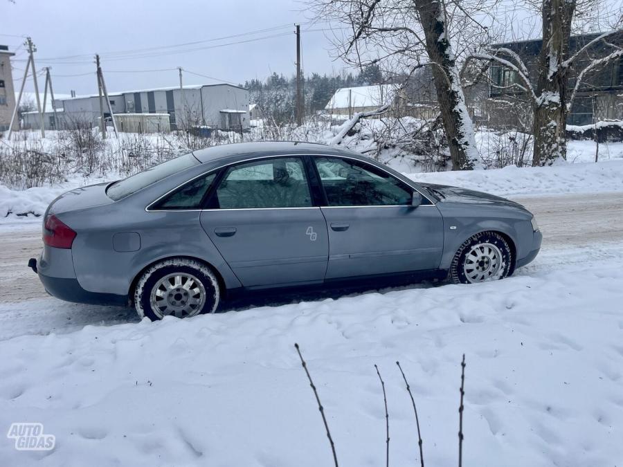 Grey Audi A6 1998 in Vilnius, with an engine capacity of 1.90 L and mileage of 449 thousand km for 1300 €, photo 6 on AUTOMOTO.COM.LV