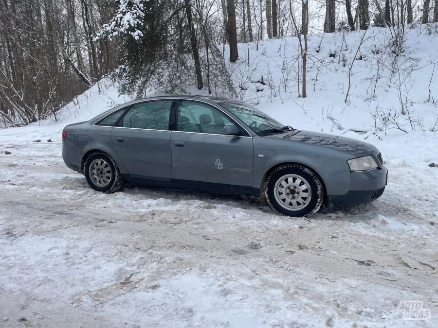 Grey Audi A6 1998 in Vilnius, with an engine capacity of 1.90 L and mileage of 340 thousand km for 1200 €, photo 5 on AUTOMOTO.COM.LV