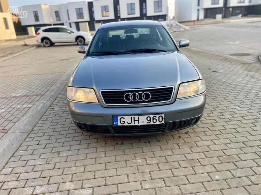 Grey Audi A6 1998 in Vilnius, with an engine capacity of 1.90 L and mileage of 375 thousand km for 1050 €, photo 9 on AUTOMOTO.COM.LV