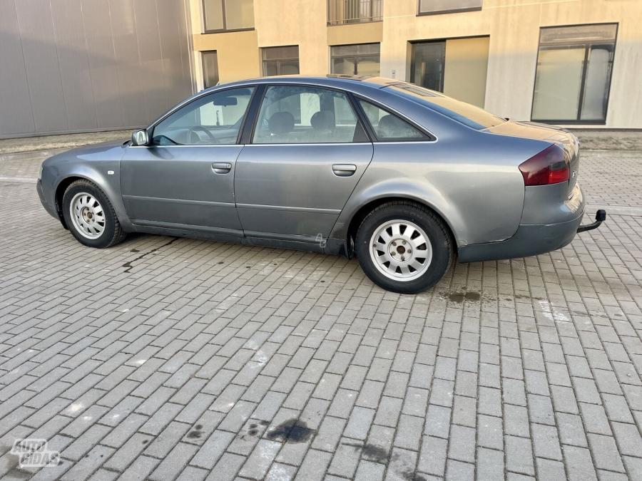 Pelēks Audi A6 1998 Viļņa, ar dzinēja tilpumu 1.90 L un nobraukumu 375 tūkst. km par 1050 €, foto 5 vietnē AUTOMOTO.COM.LV