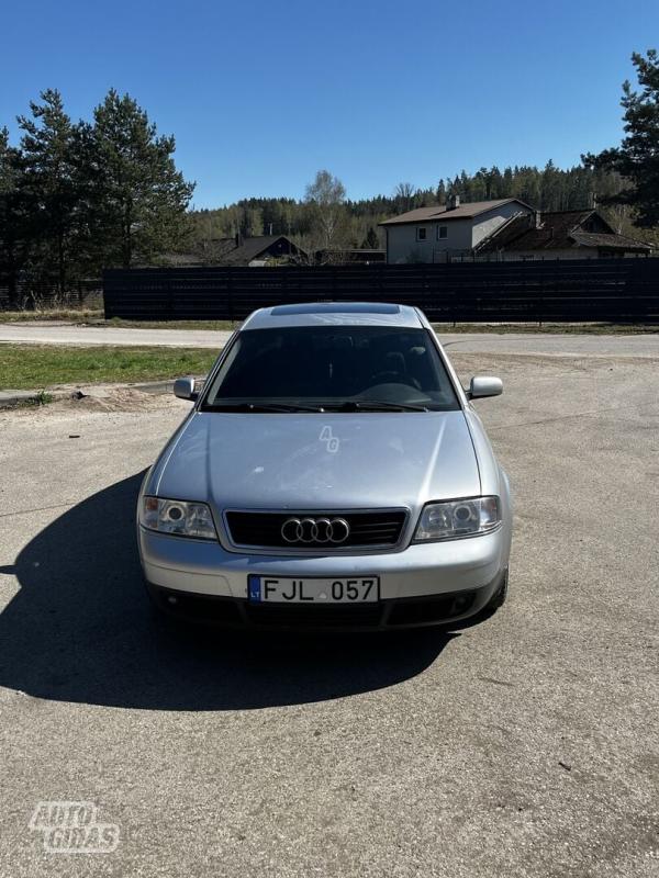 Pelēks Audi A6 1998 Jonava, ar dzinēja tilpumu 2.40 L un nobraukumu 413 tūkst. km par 1000 €, foto 1 vietnē AUTOMOTO.COM.LV