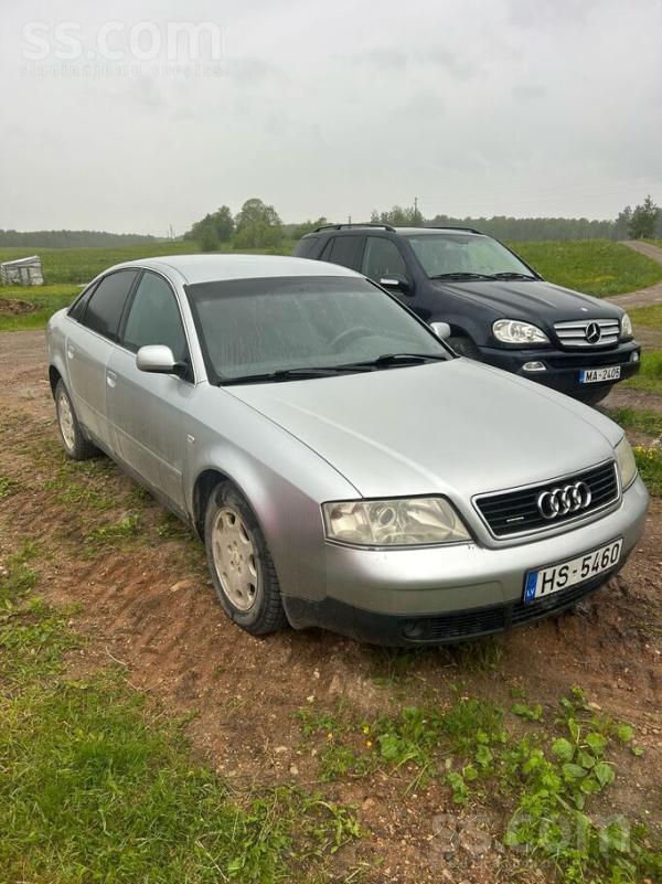 Grey Audi A6 1998 in Kraslava, with an engine capacity of 2.50 L and mileage of 400 thousand km for 1300 €, photo 1 on AUTOMOTO.COM.LV