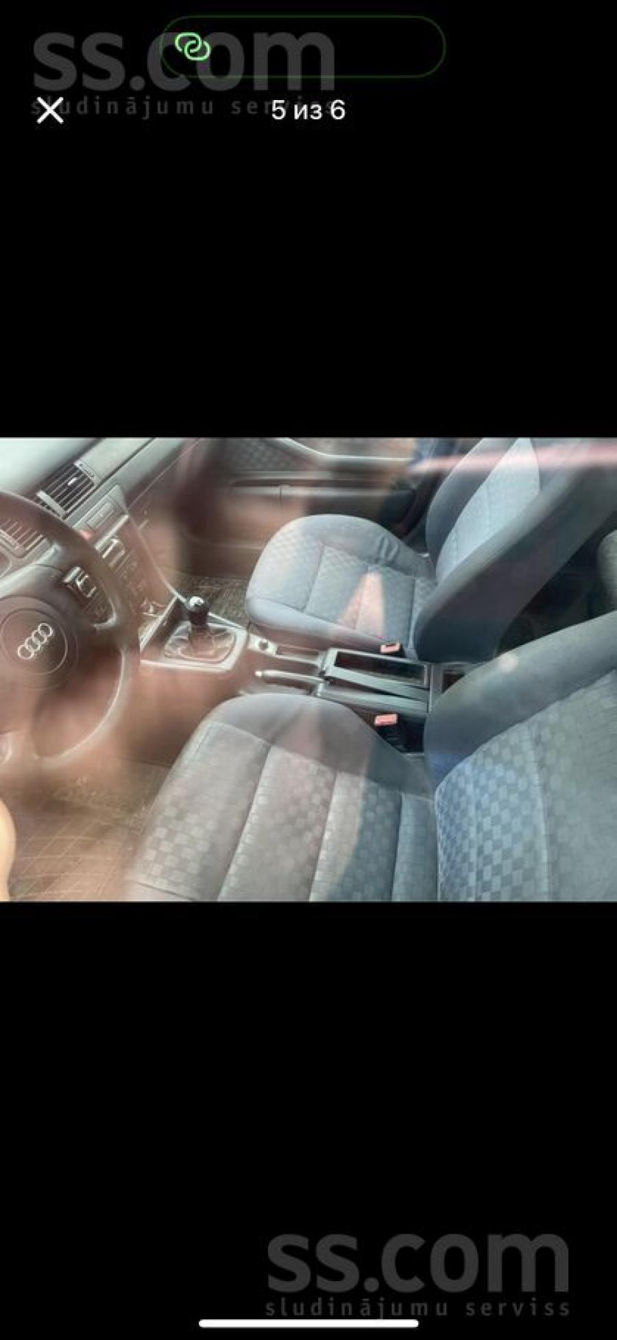 Pelēks Audi A6 1998 Jelgava, ar dzinēja tilpumu 2.40 L un nobraukumu 281 tūkst. km par 450 €, foto 6 vietnē AUTOMOTO.COM.LV