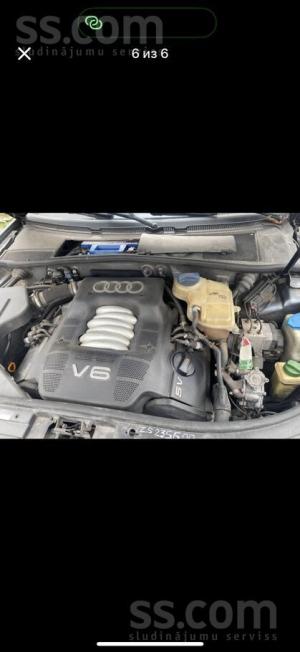Pelēks Audi A6 1998 Jelgava, ar dzinēja tilpumu 2.40 L un nobraukumu 281 tūkst. km par 450 €, foto 7 vietnē AUTOMOTO.COM.LV