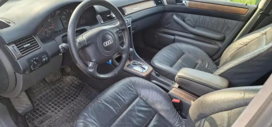 Pelēks Audi A6 1998 Valmiera, ar dzinēja tilpumu 2.80 L un nobraukumu 286 tūkst. km par 700 €, foto 11 vietnē AUTOMOTO.COM.LV