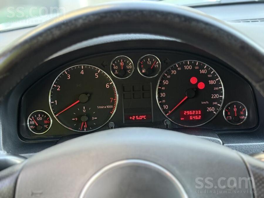 Pelēks Audi A6 1998 Rīga, ar dzinēja tilpumu 1.80 L un nobraukumu 296 tūkst. km par 3000 €, foto 22 vietnē AUTOMOTO.COM.LV