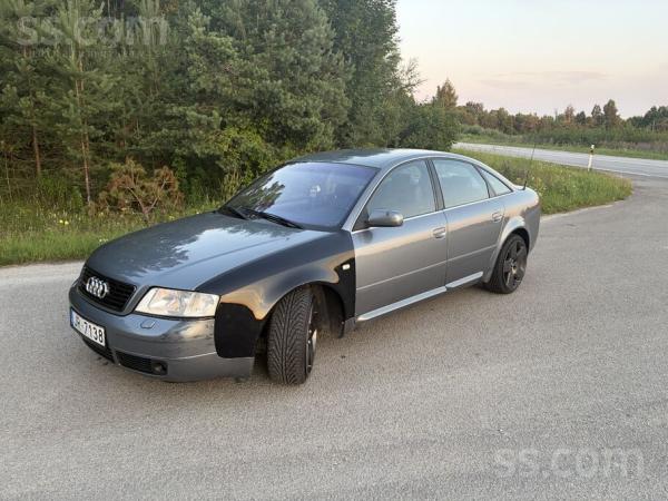 Pelēks Audi A6 1998 Jelgava, ar dzinēja tilpumu 2.80 L un nobraukumu 381 tūkst. km par 2100 €, foto 1 vietnē AUTOMOTO.COM.LV