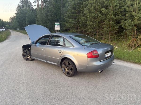 Pelēks Audi A6 1998 Jelgava, ar dzinēja tilpumu 2.80 L un nobraukumu 381 tūkst. km par 2100 €, foto 4 vietnē AUTOMOTO.COM.LV