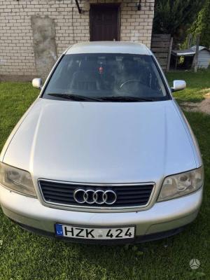 Grey Audi A6 1999 in Vilkaviskis, with an engine capacity of 1.90 L and mileage of 357 thousand km for 1250 €, photo  on AUTOMOTO.COM.LV