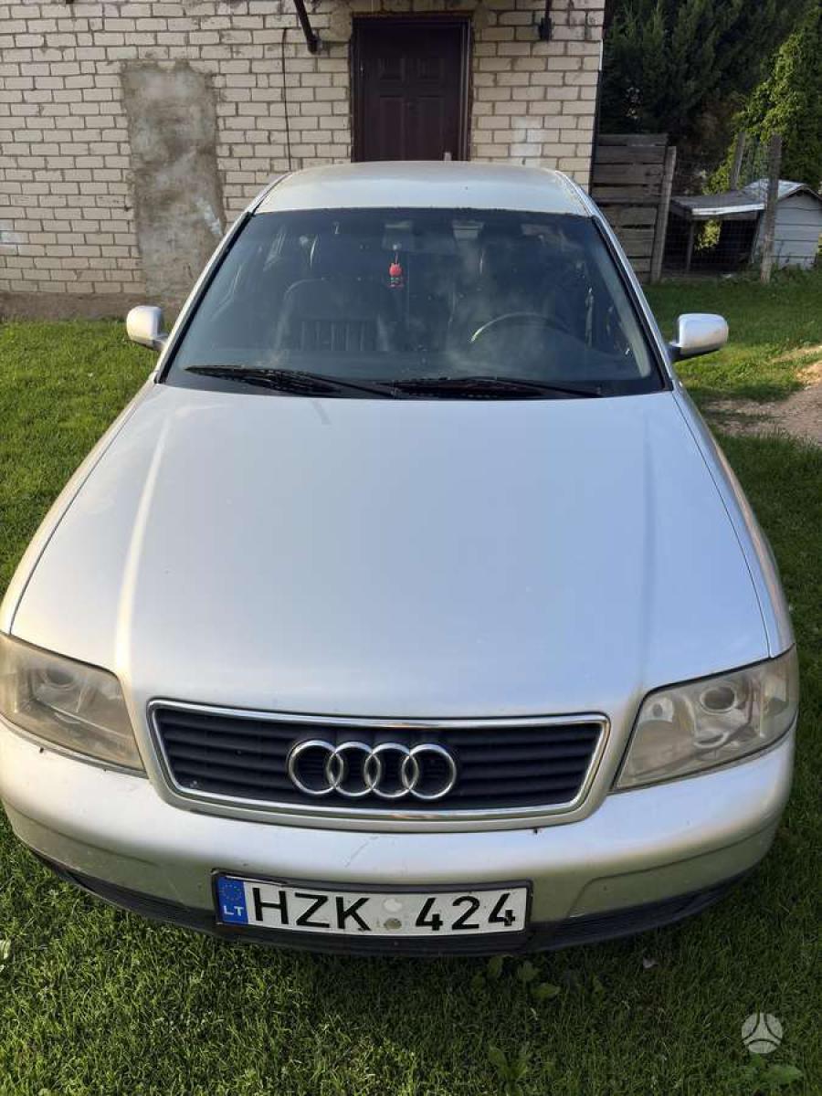 Grey Audi A6 1999 in Vilkaviskis, with an engine capacity of 1.90 L and mileage of 357 thousand km for 1250 €, photo 1 on AUTOMOTO.COM.LV