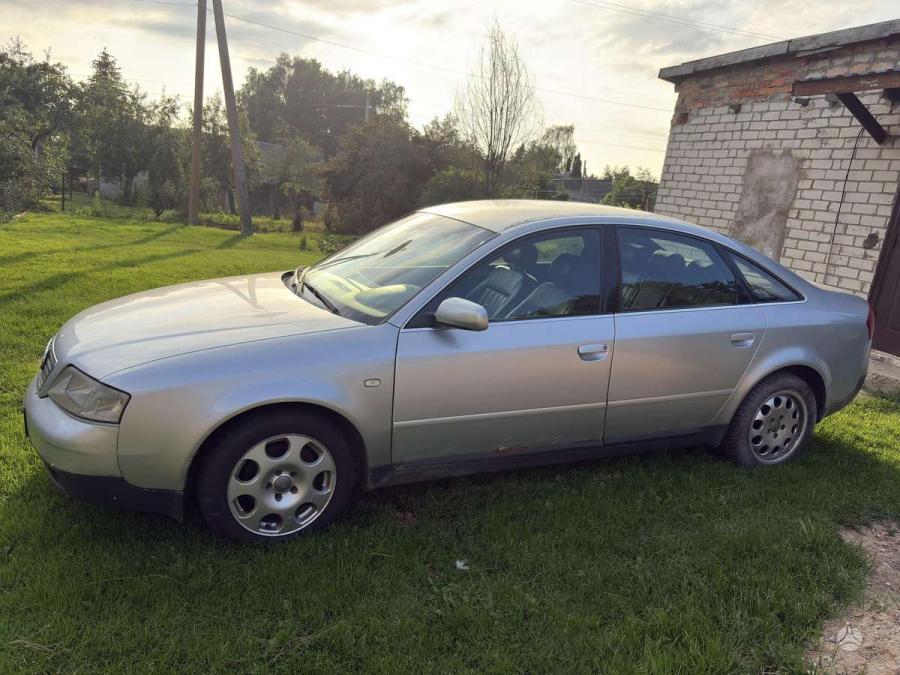 Grey Audi A6 1999 in Vilkaviskis, with an engine capacity of 1.90 L and mileage of 357 thousand km for 1250 €, photo 3 on AUTOMOTO.COM.LV