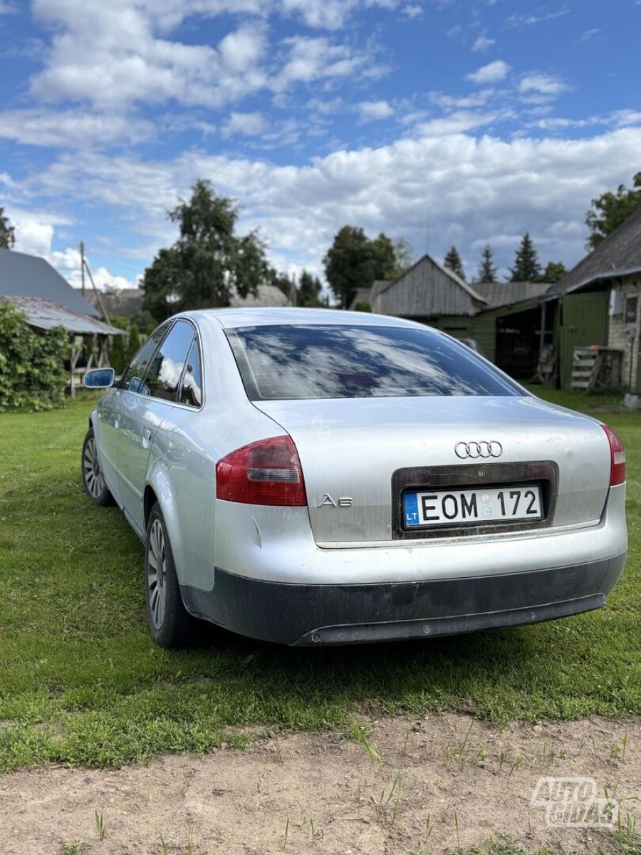 Grey Audi A6 1999 in Raseiniai, with an engine capacity of 1.90 L and mileage of 334 thousand km for 850 €, photo 5 on AUTOMOTO.COM.LV